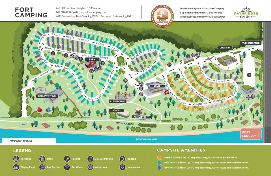 Campground Map | Fort Camping